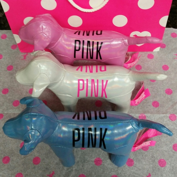 PINK Victoria's Secret | Other | Vs Pink Iridescent Mini Dog Complete ...